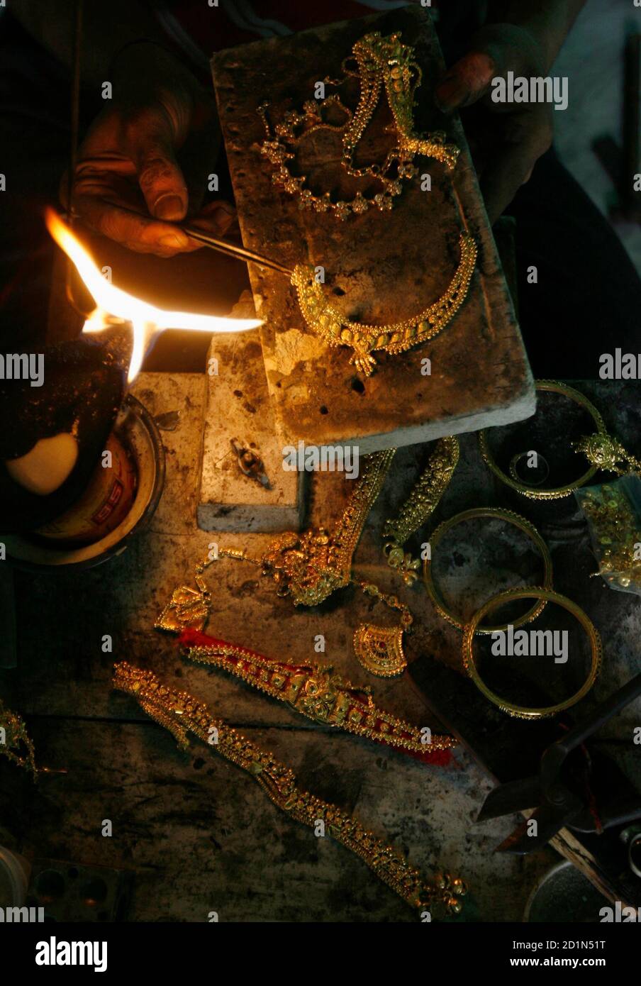 Indian Goldsmith High Resolution Stock Photography and Images - Alamy