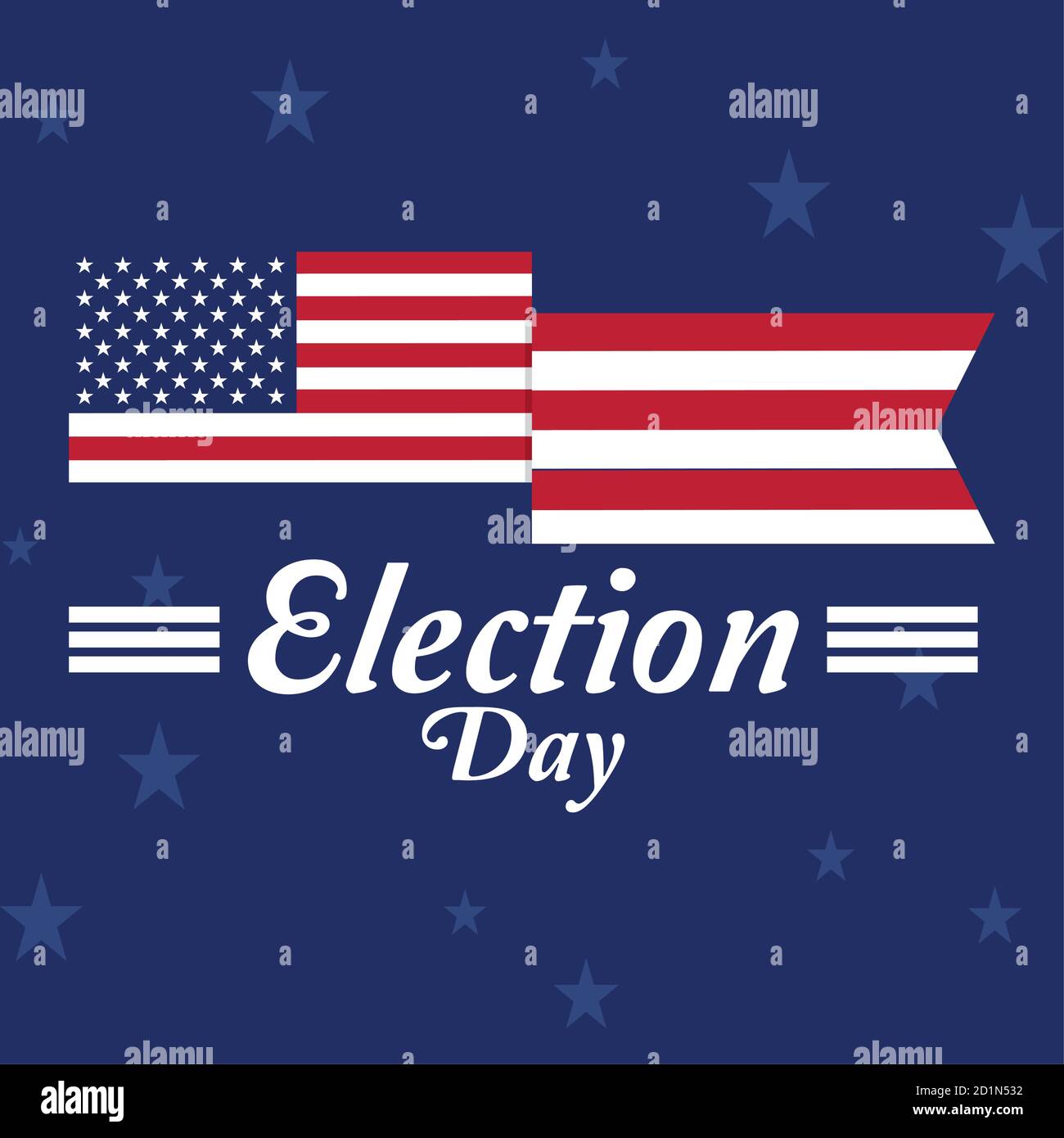 USA election day poster. Vote 2020 - Vector illustration Stock Vector ...