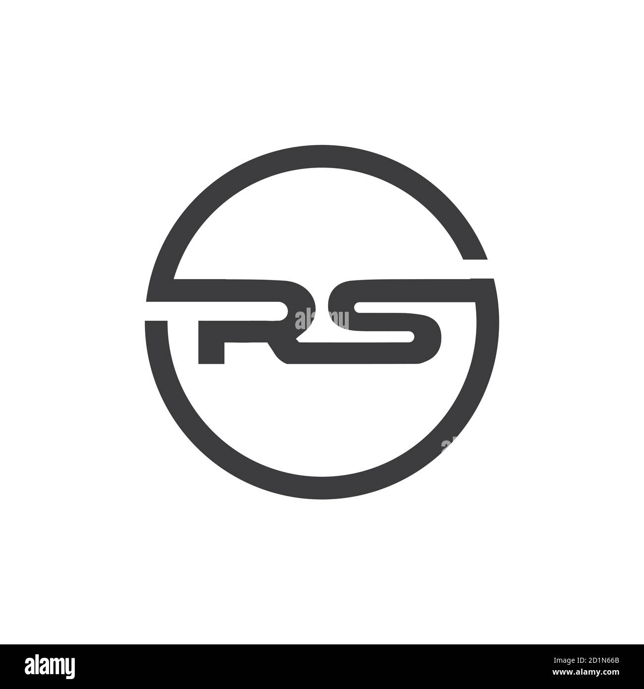 Initial letter rs logo or sr logo vector design template Stock Vector ...