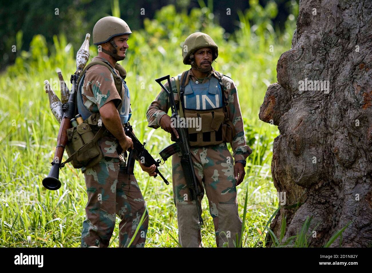 Un helicopter congo hi-res stock photography and images - Alamy