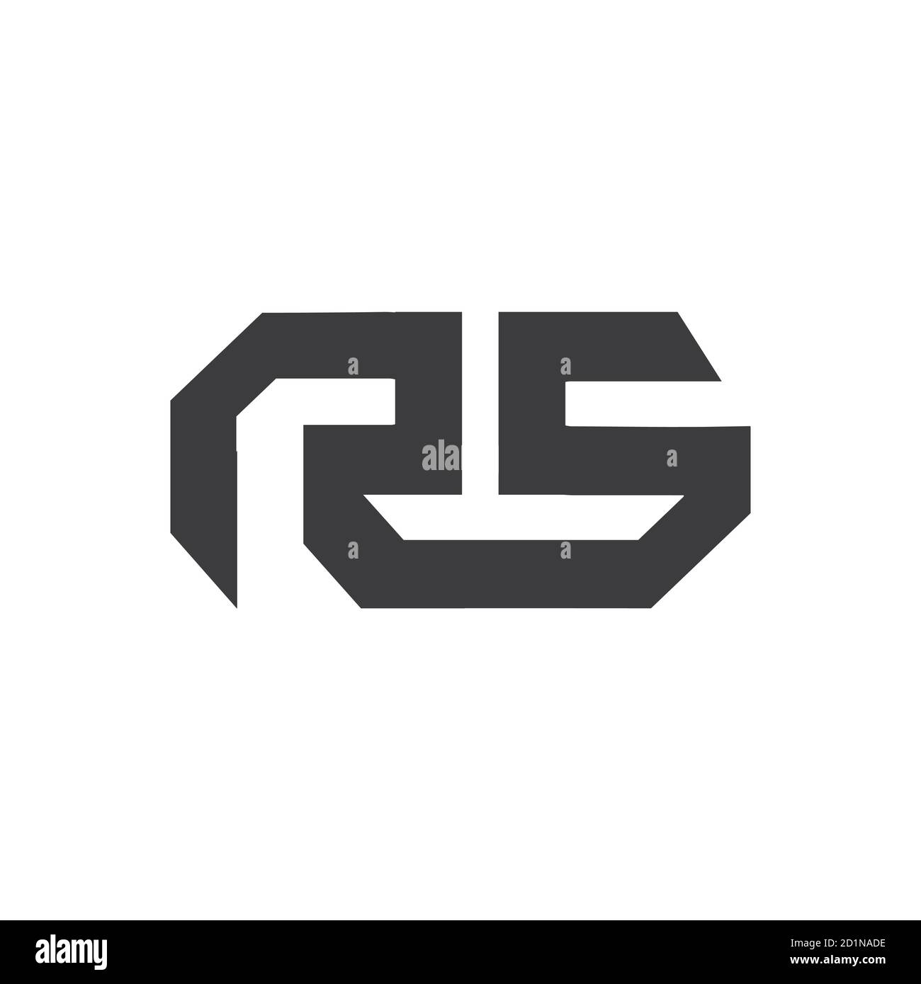 Initial letter rs logo or sr logo vector design template Stock Vector ...
