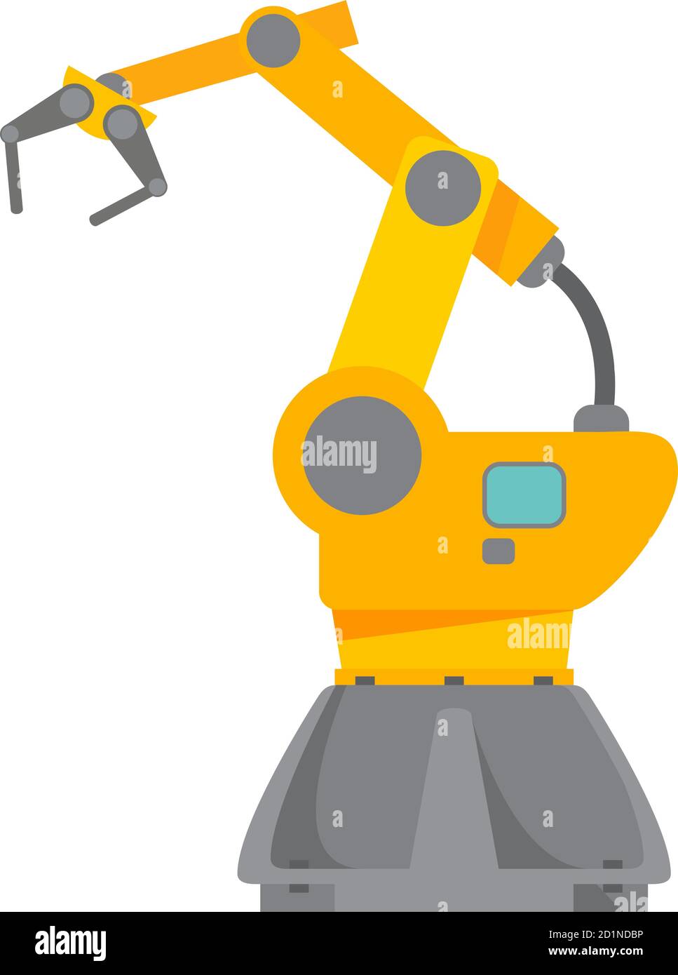 Robot arm of crane Stock Vector Images - Alamy