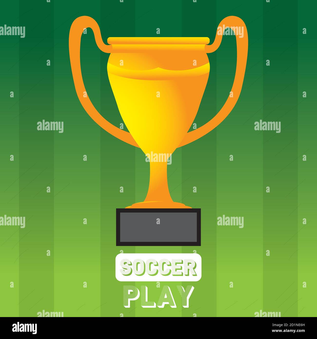Soccer champion trophy. World cup - Vector illustration Stock Vector Image & Art - Alamy