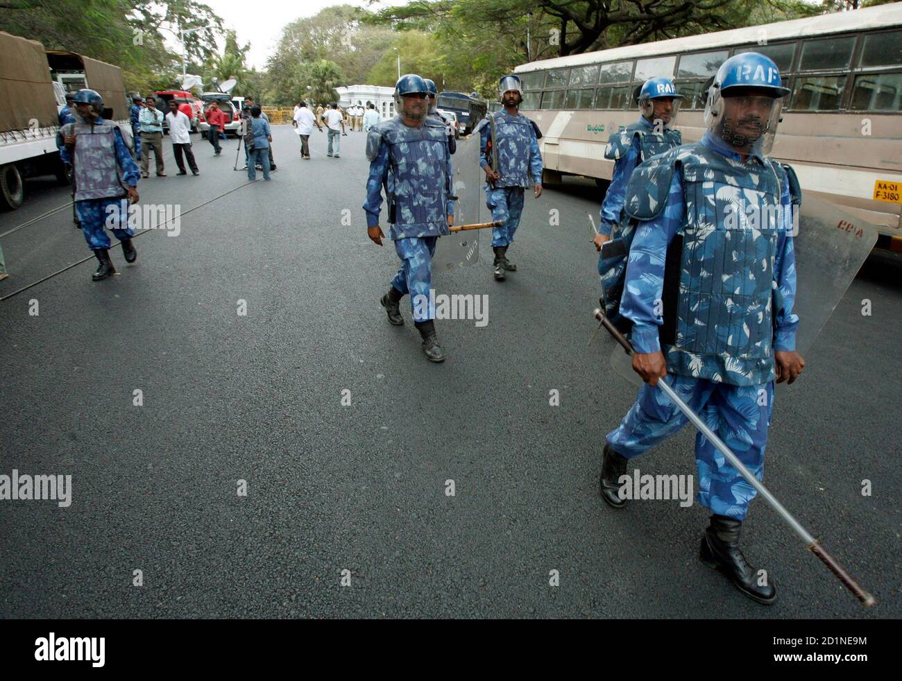 Indian rapid action force raf hi-res stock photography and images - Alamy