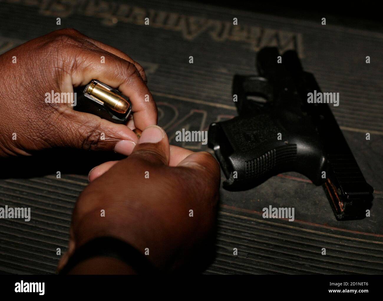 African american shooting range hi-res stock photography and images - Alamy