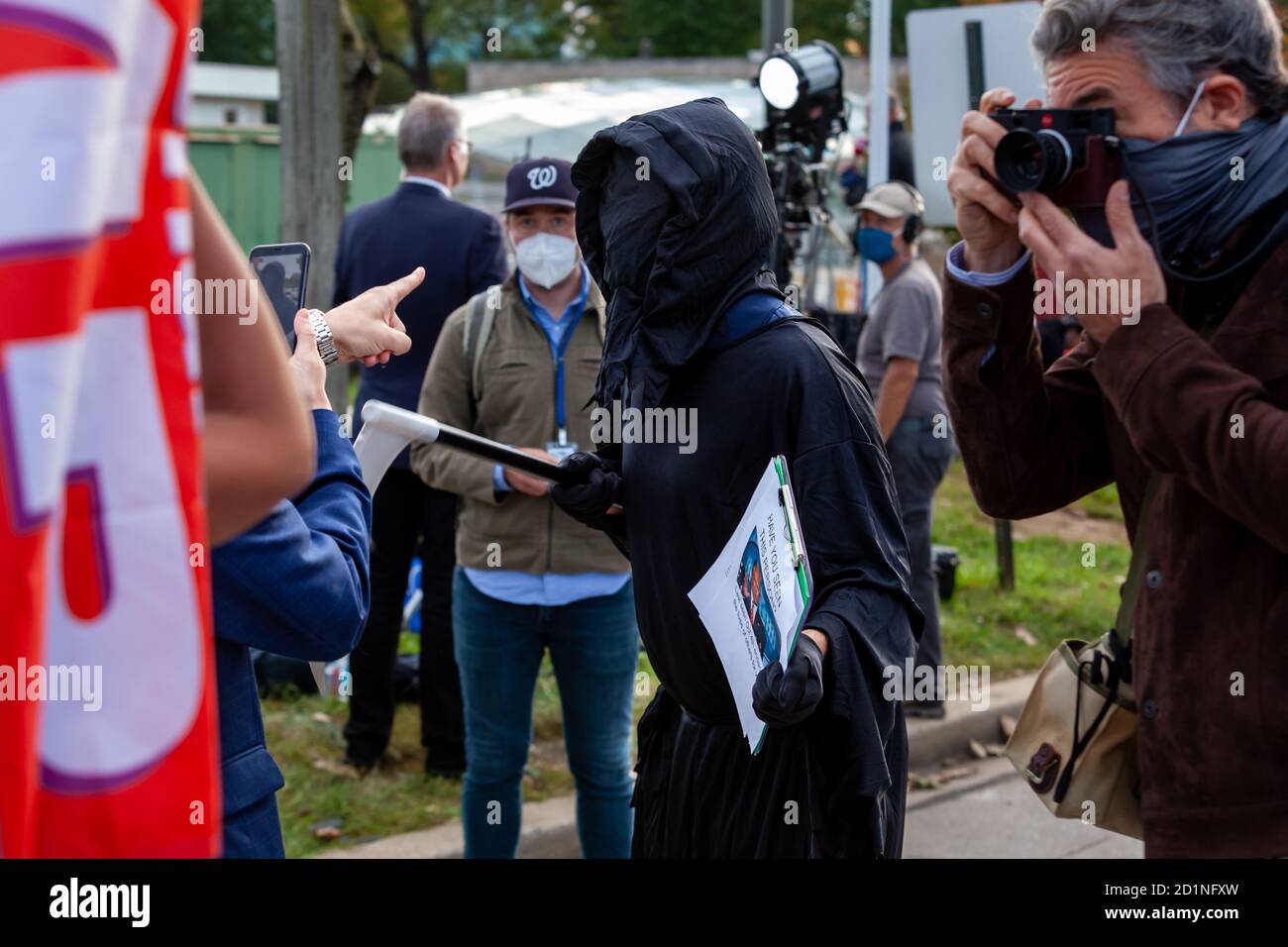 Grim police officer hi-res stock photography and images - Alamy