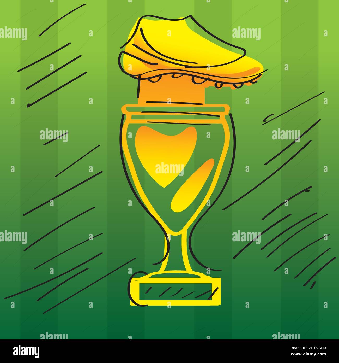 Soccer champion trophy. World cup - Vector illustration Stock Vector ...