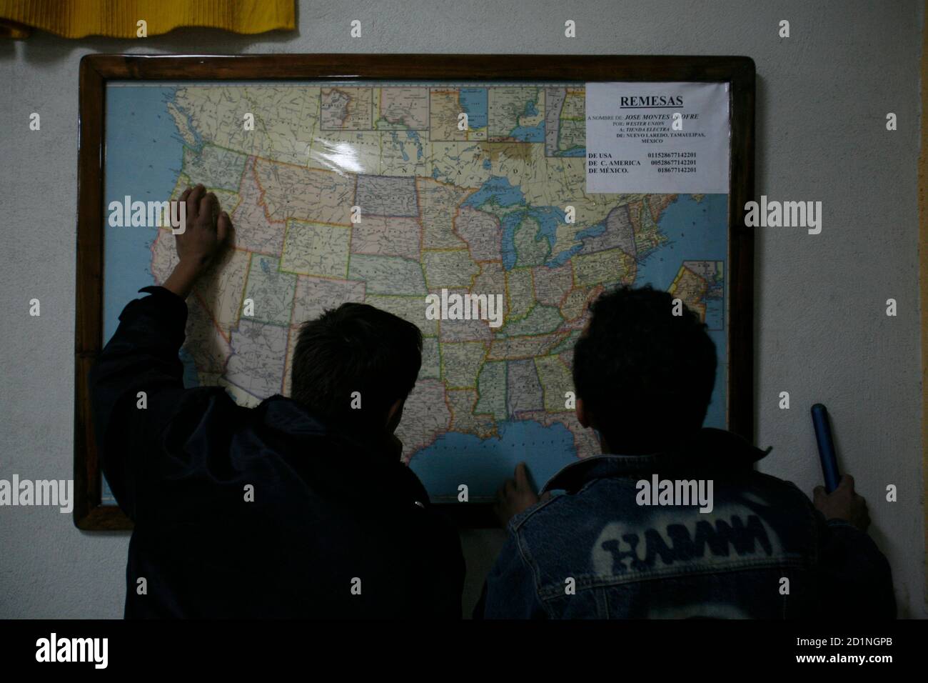 Immigration map united states hi-res stock photography and images - Alamy