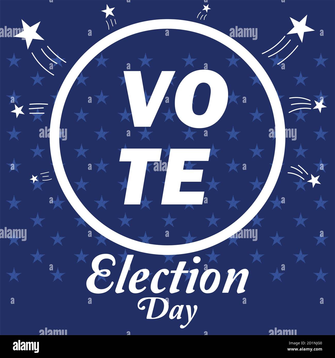 USA election day poster. Vote 2020 - Vector illustration Stock Vector ...