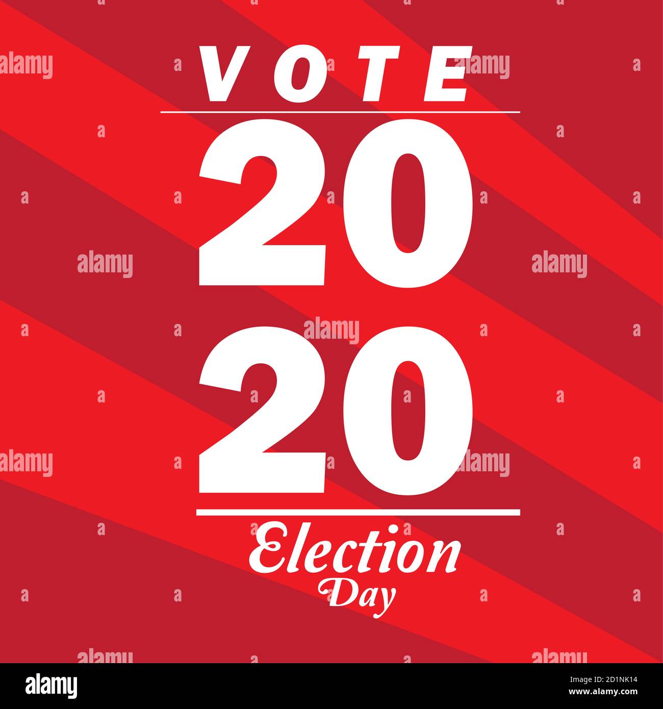USA election day poster. Vote 2020 - Vector illustration Stock Vector ...
