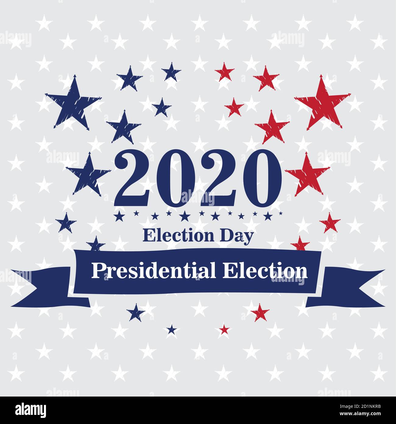USA election day poster. Vote 2020 - Vector illustration Stock Vector ...