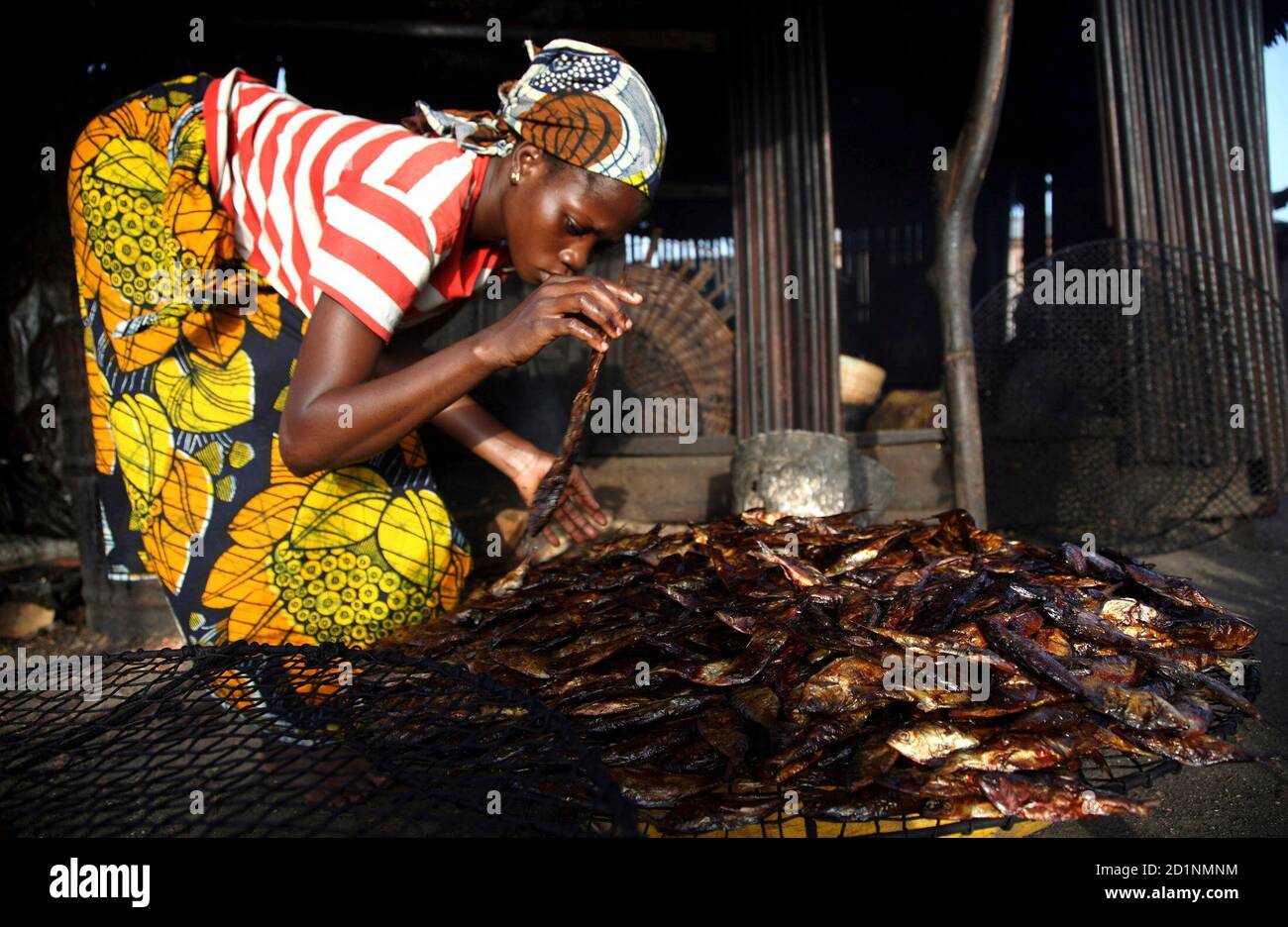 African food smoked fish in hi-res stock photography and images - Alamy