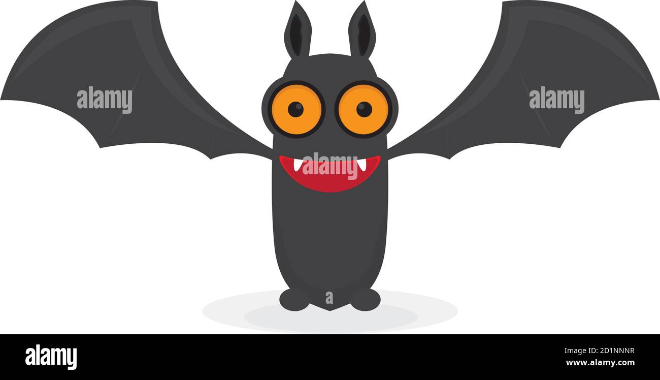 Scary bat icon. Animal icon. Halloween - Vector Stock Vector Image ...