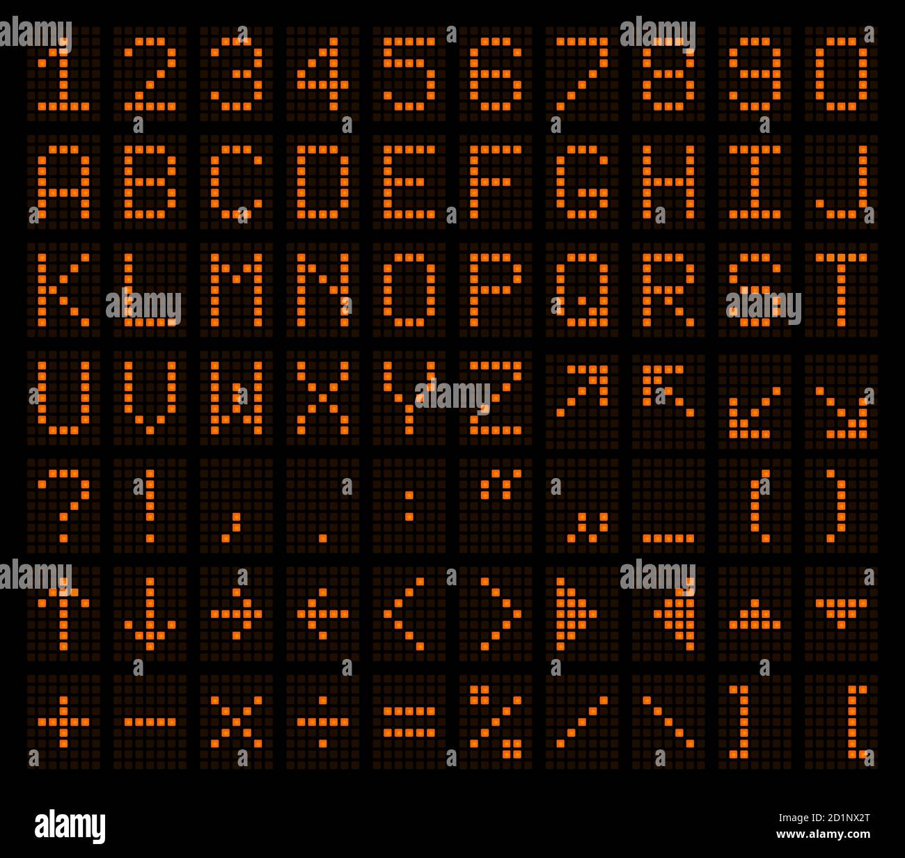 Latin letters, numbers, punctuation and spelling marks in the form of ...