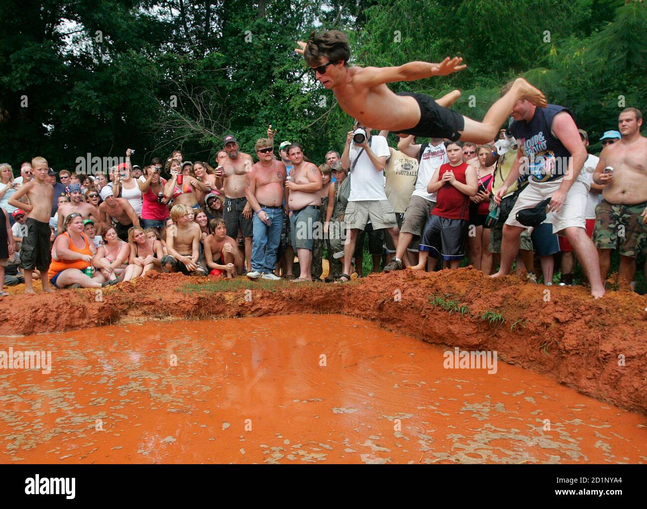 Mudpit belly flop hi-res stock photography and images - Alamy