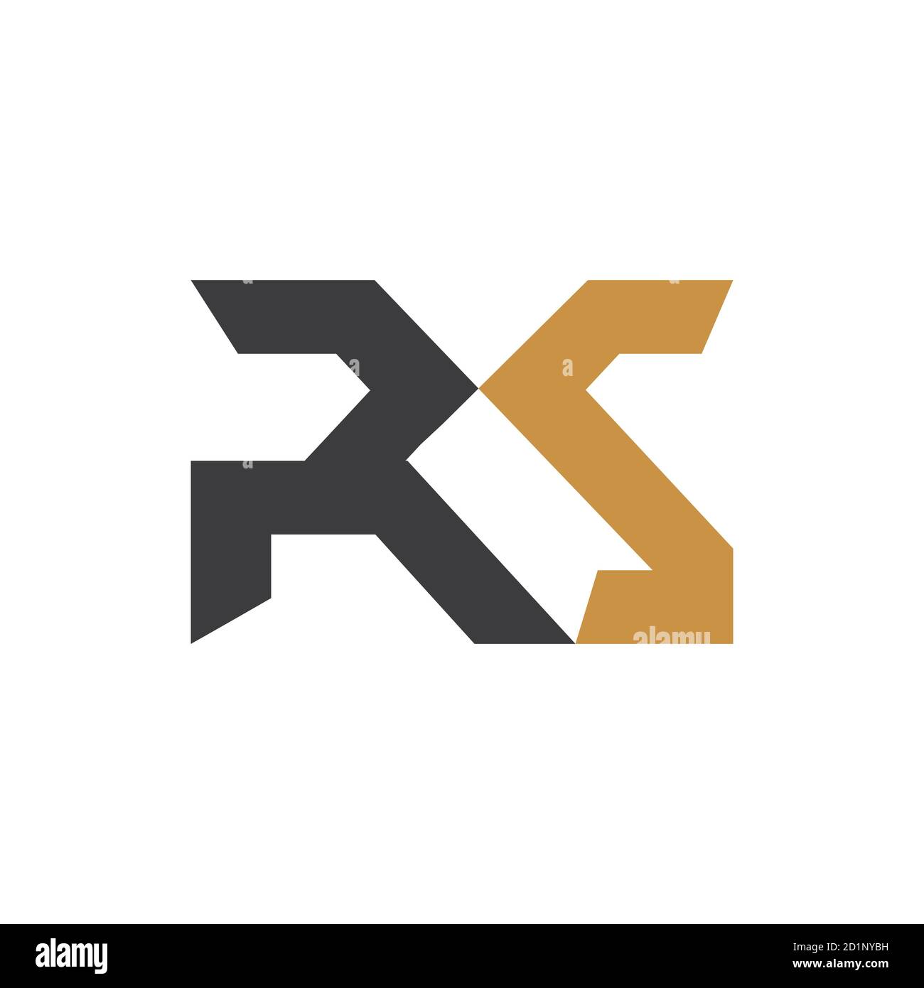 Initial letter rs logo or sr logo vector design template Stock Vector ...