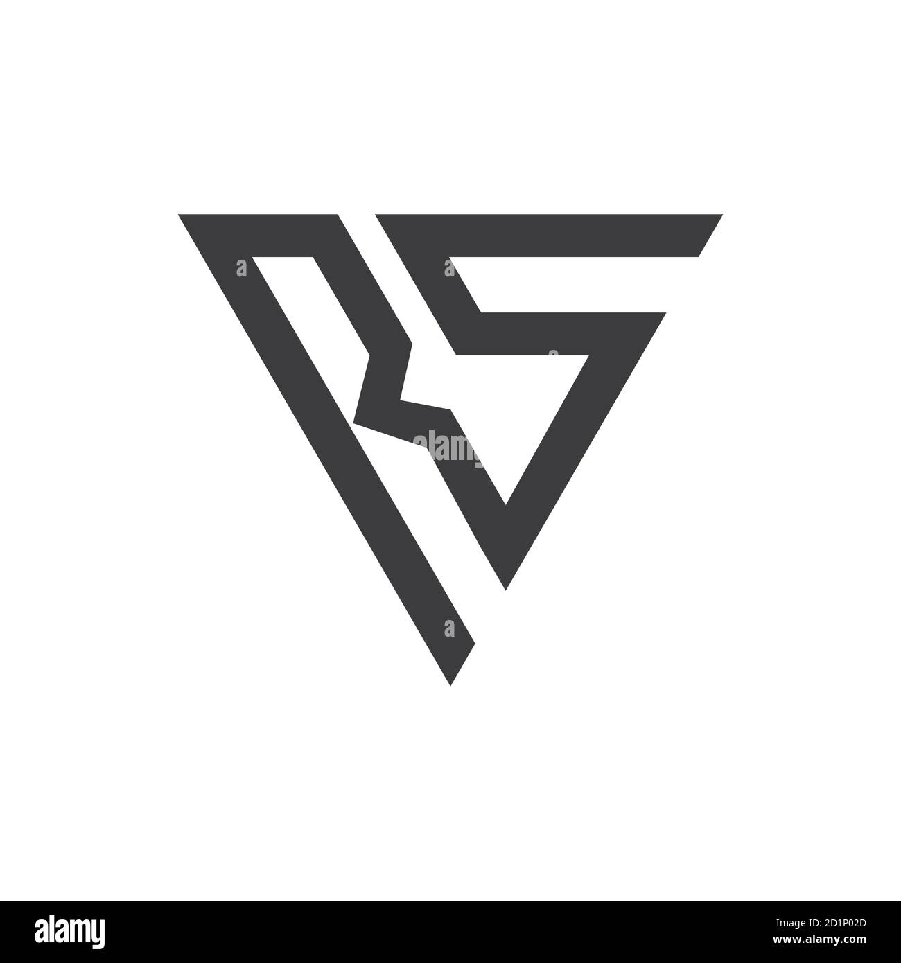 Initial letter rs logo or sr logo vector design template Stock Vector ...