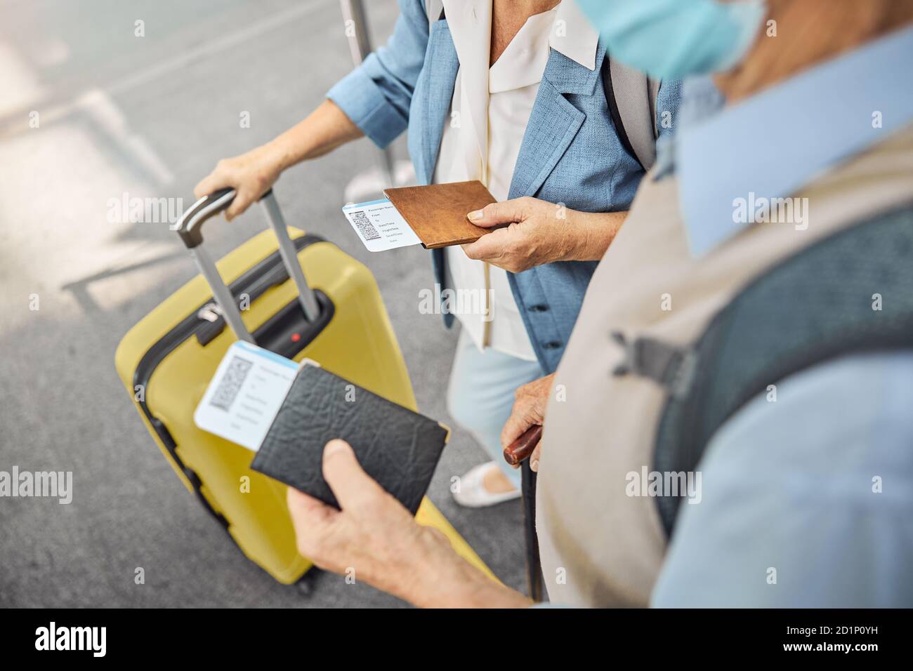 Female holding tickets hi-res stock photography and images - Alamy
