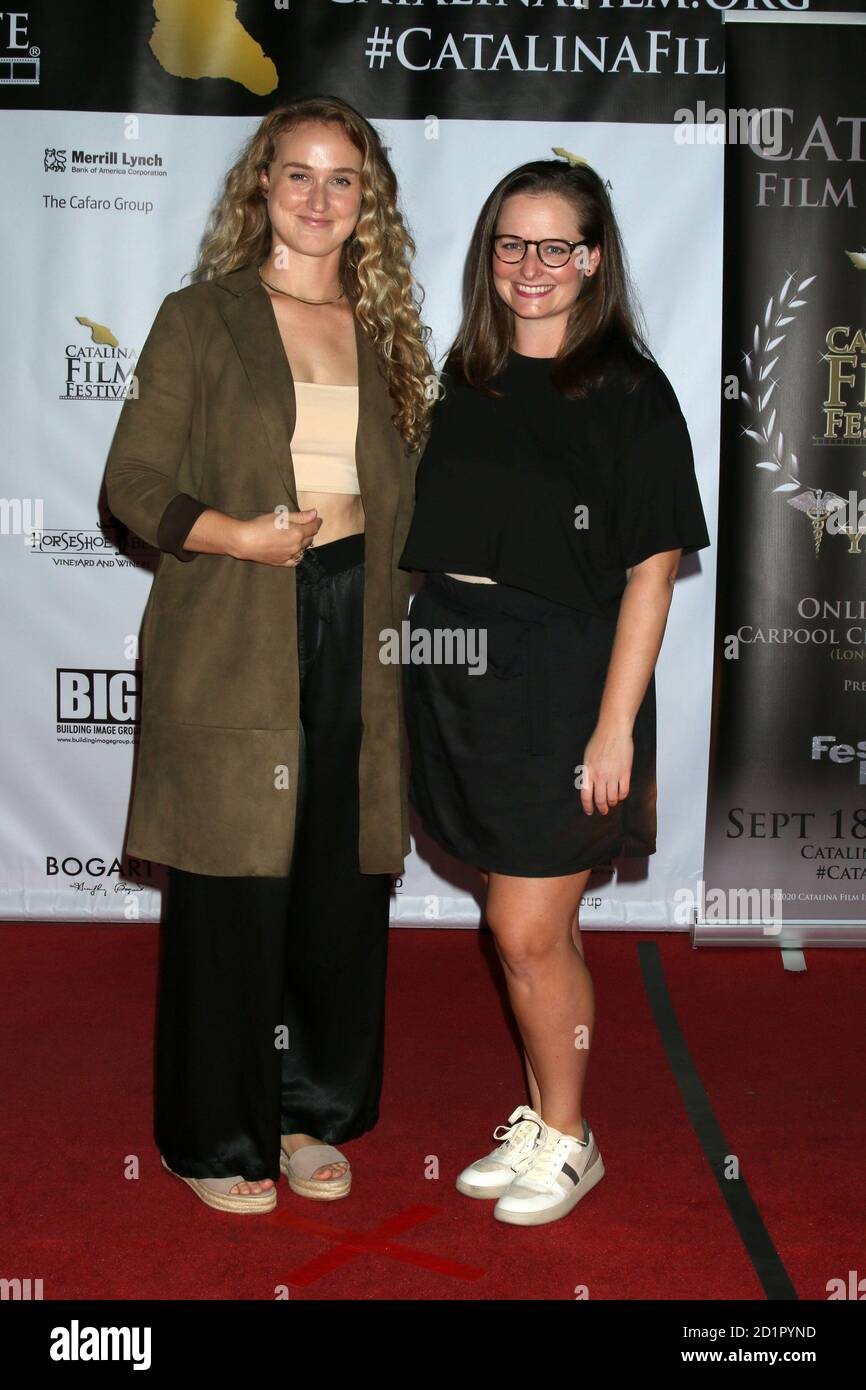 LOS ANGELES - SEP 26: Emily Hanley, April Moreall at the Catalina Film ...