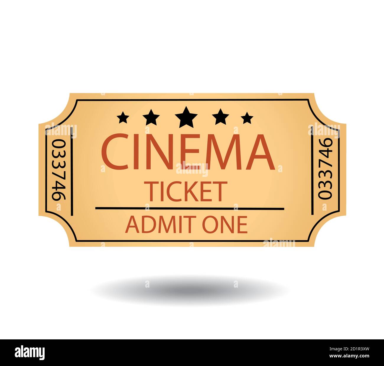 cinema tickets vector illustration Stock Vector Image & Art - Alamy