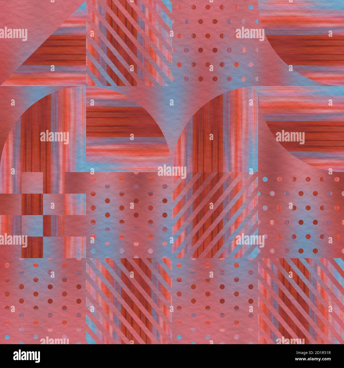 Hip random geo pattern on blurry background Stock Photo - Alamy