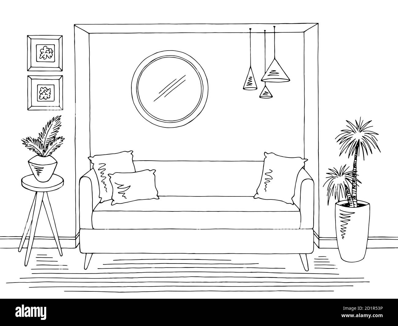 Inside House Background Drawing
