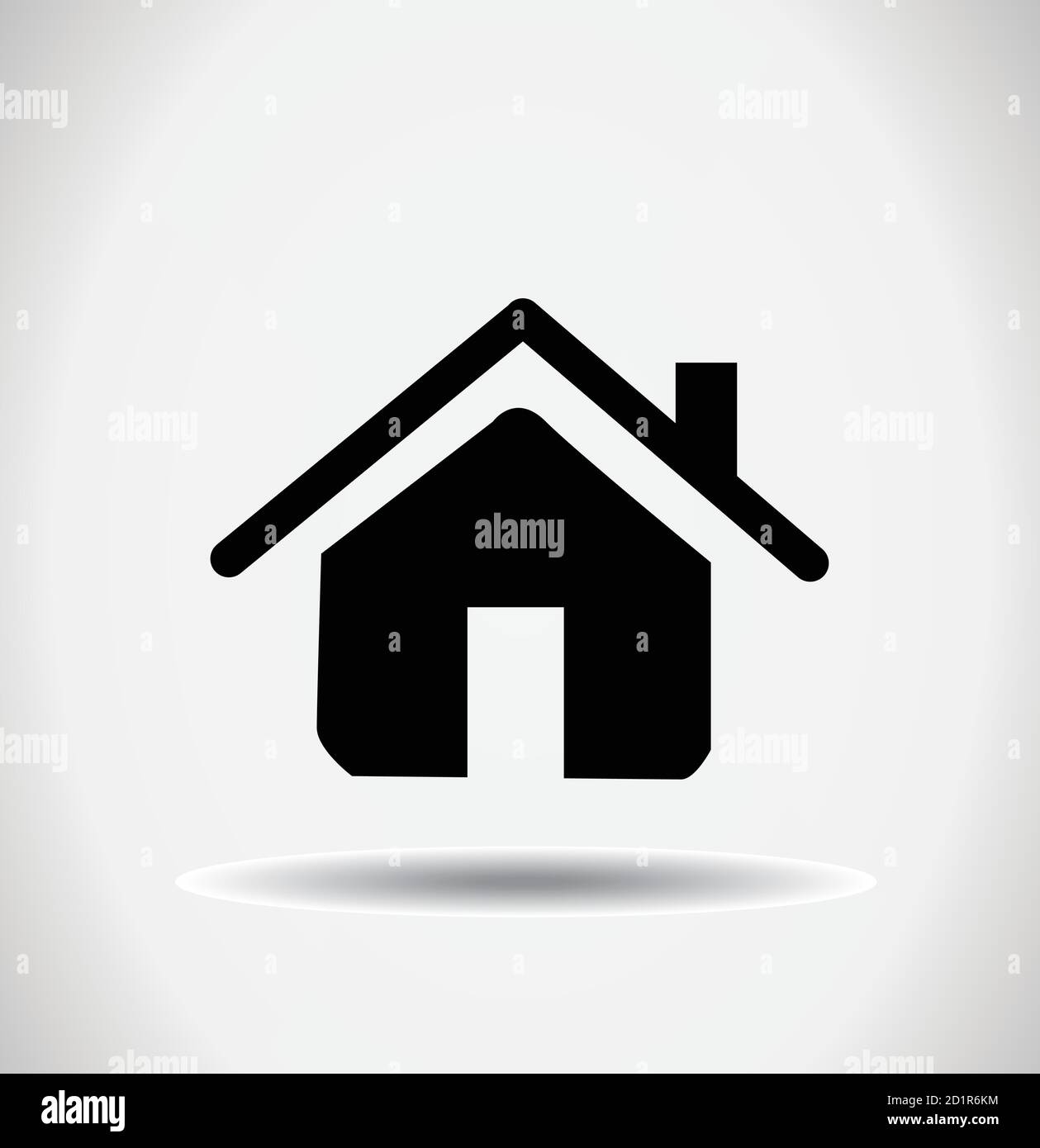 retro style home icon Stock Vector Image & Art - Alamy