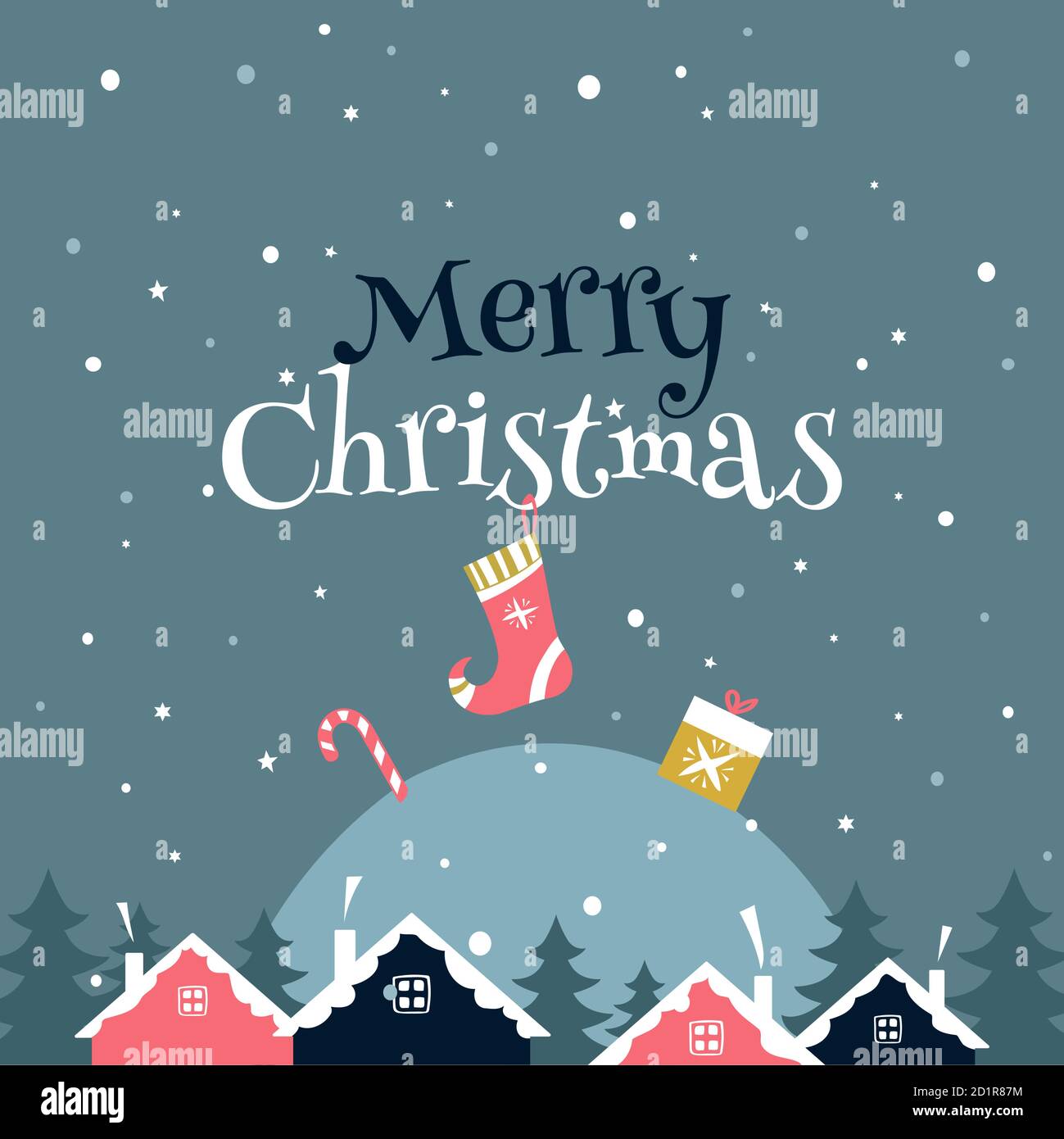 Merry christmas design. Vector illustration Stock Vector Image & Art ...