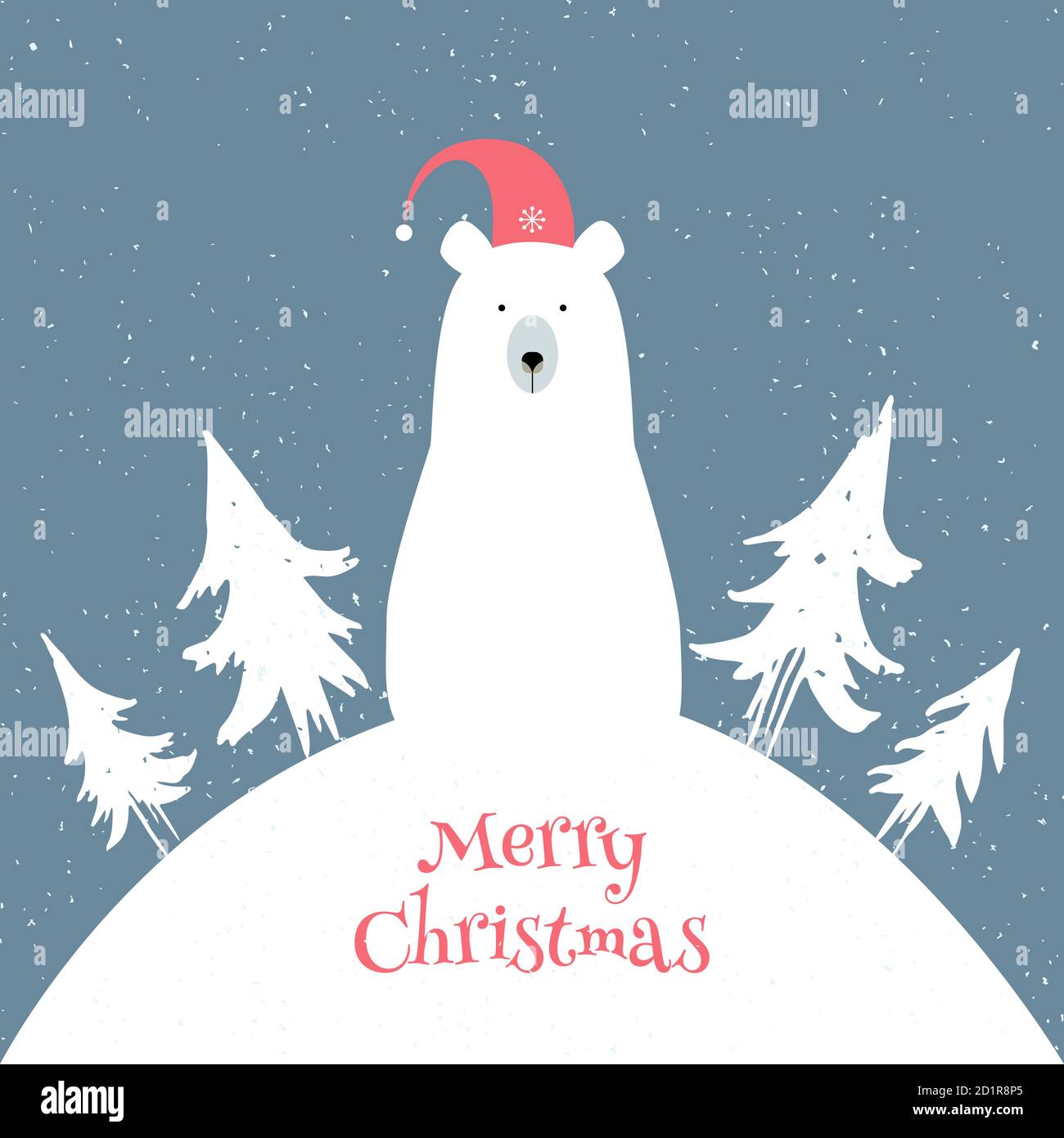 Polar bear home snow Stock Vector Images - Alamy
