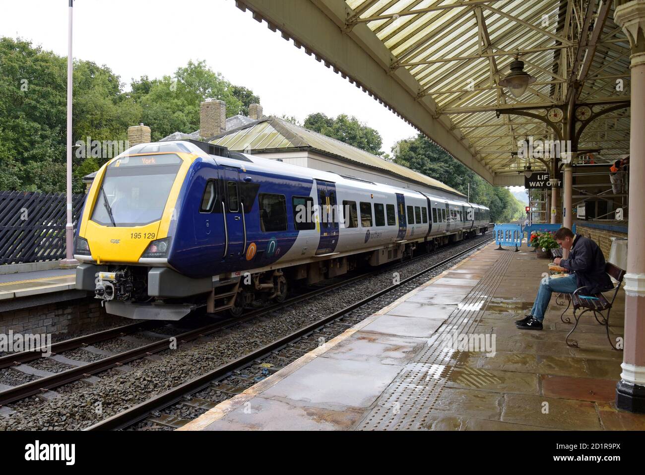 A Northern Trains CAF Civity Class 195 diesel multiple unit train at ...