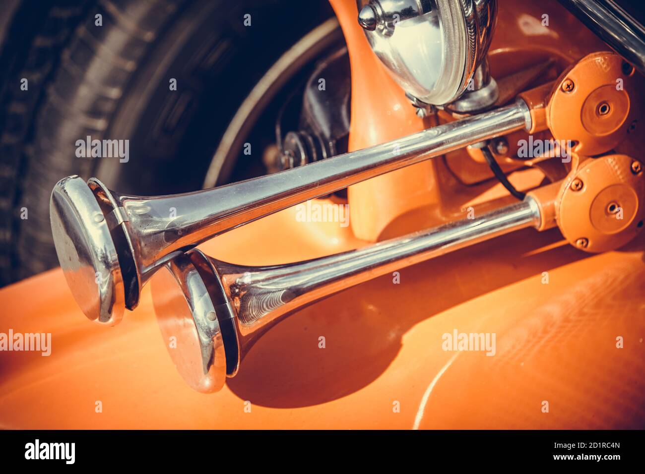 Double horn hi-res stock photography and images - Alamy