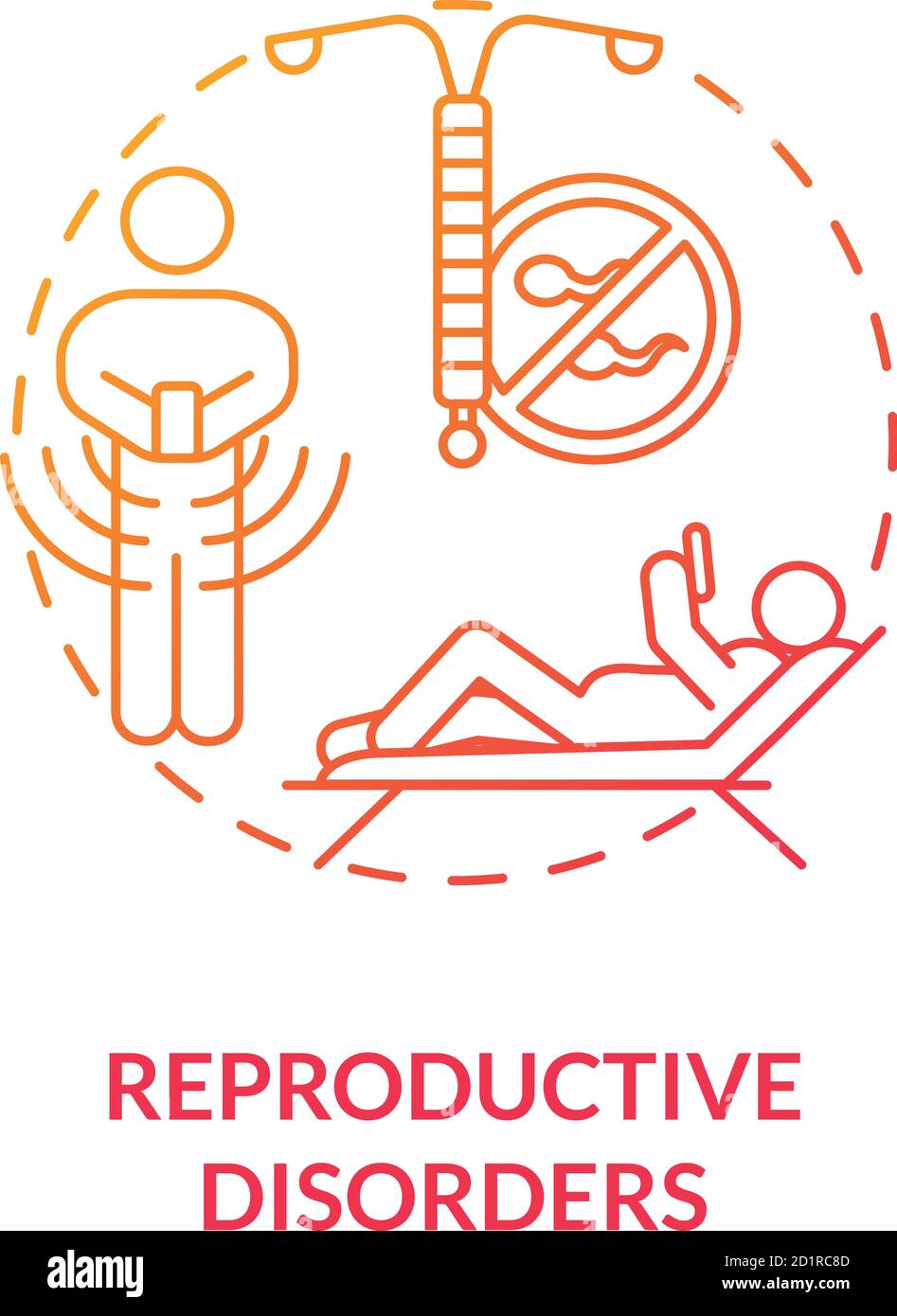 Reproductive disorders concept icon Stock Vector Image & Art - Alamy