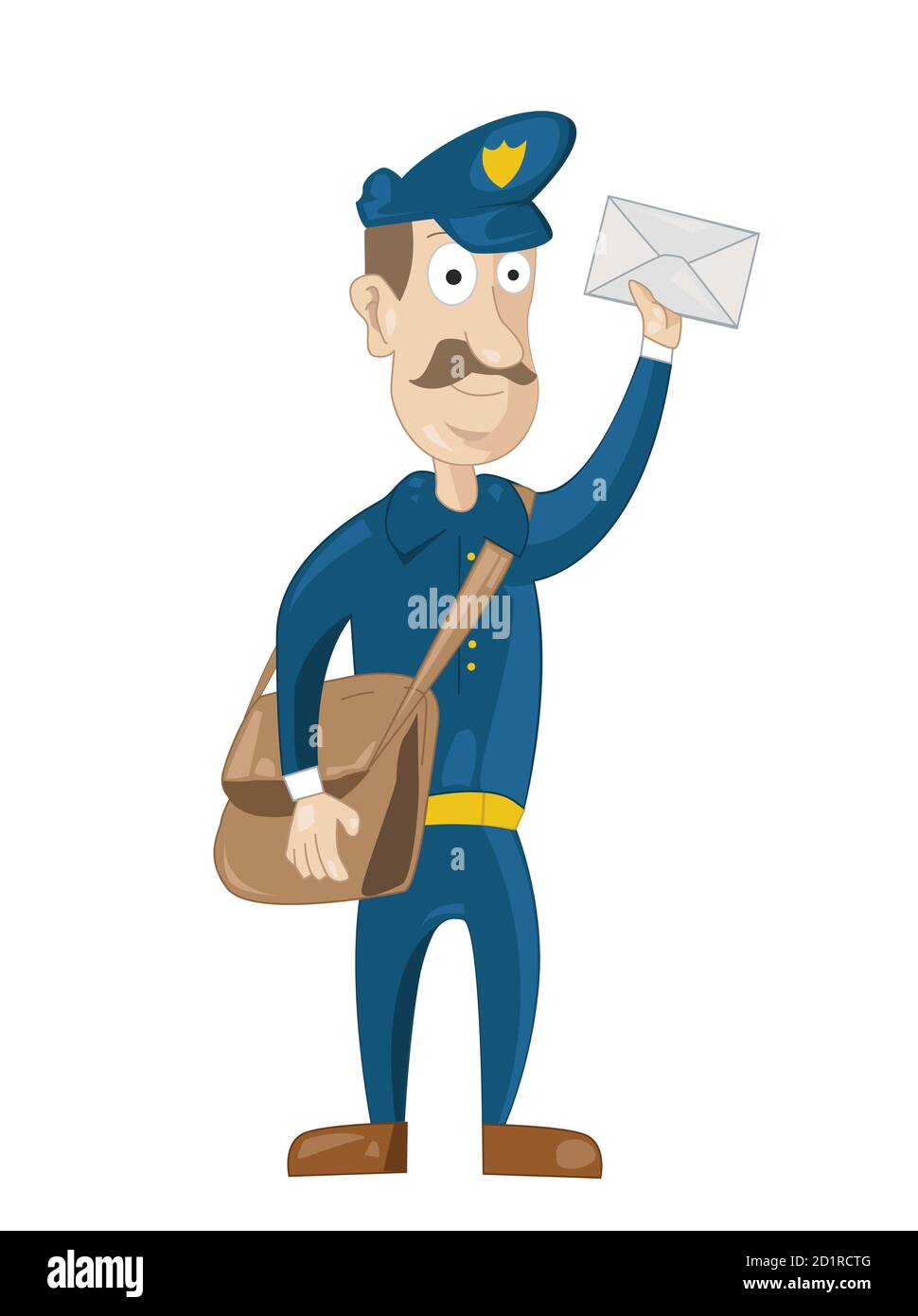 Mail carrier Stock Vector Images - Alamy