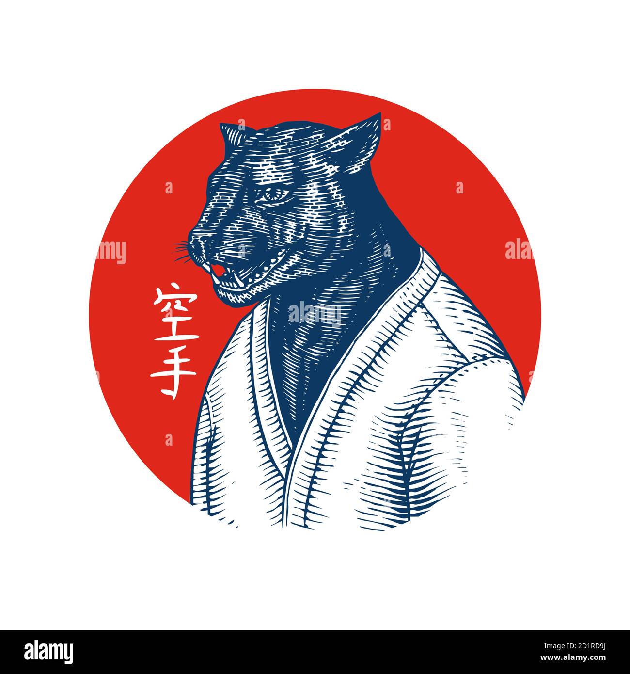 Japanese panther Stock Vector Images - Alamy