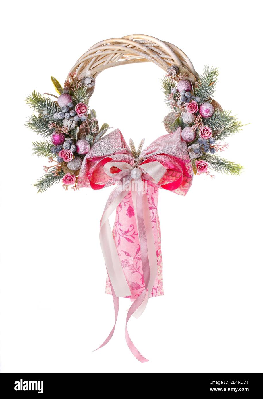 Decoration Christmas wreath. Christmas holiday season toy Stock Photo ...