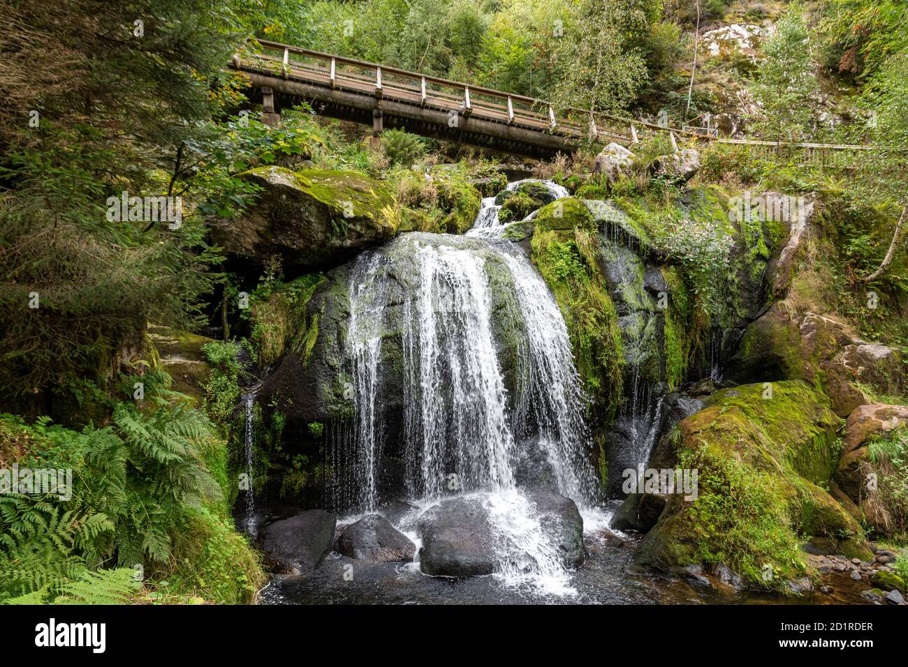 The Triberg waterfalls in the Black Forest Stock Photo - Alamy