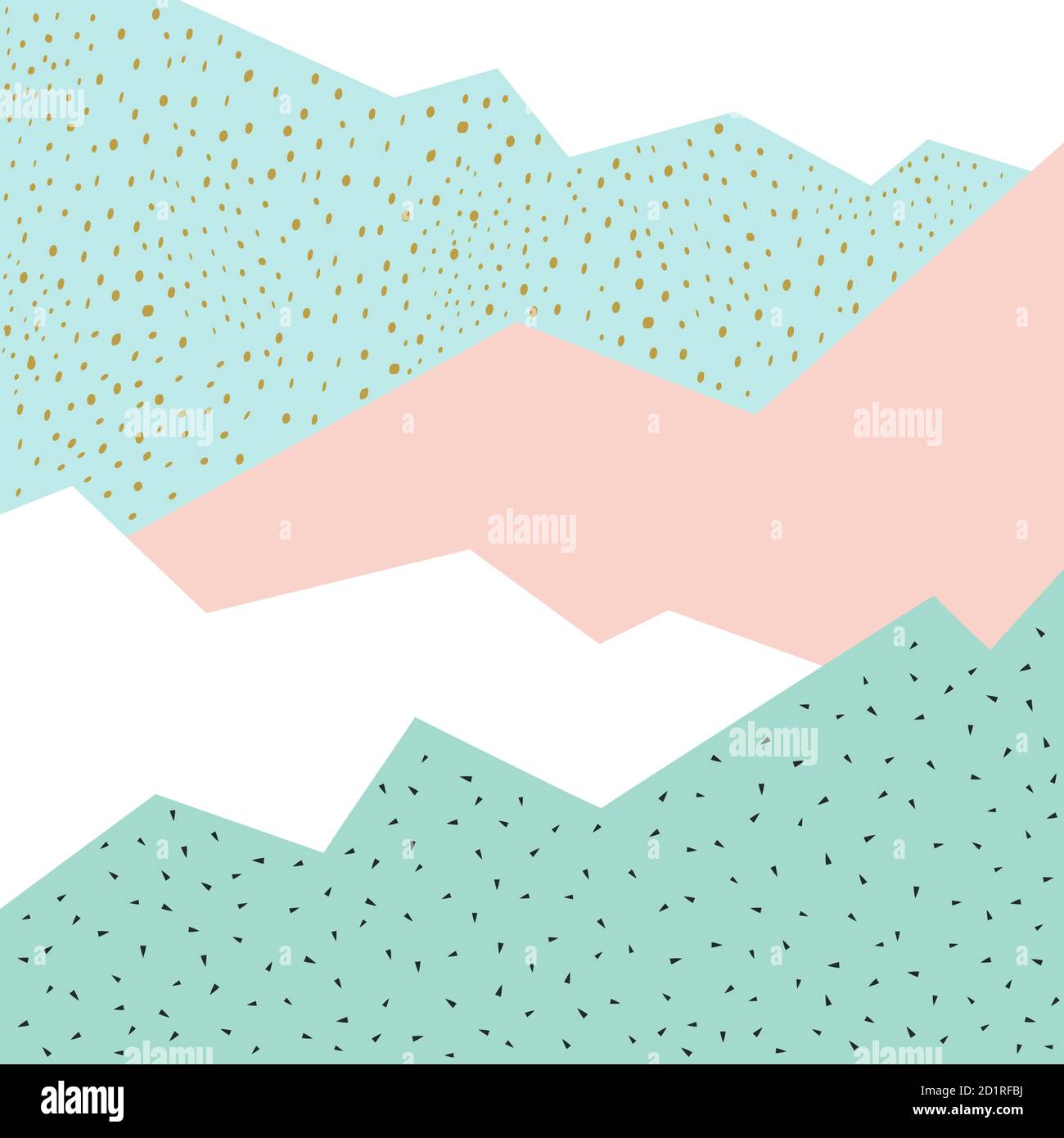 Abstract pattern with geometric shapes in pastel. Vector background ...