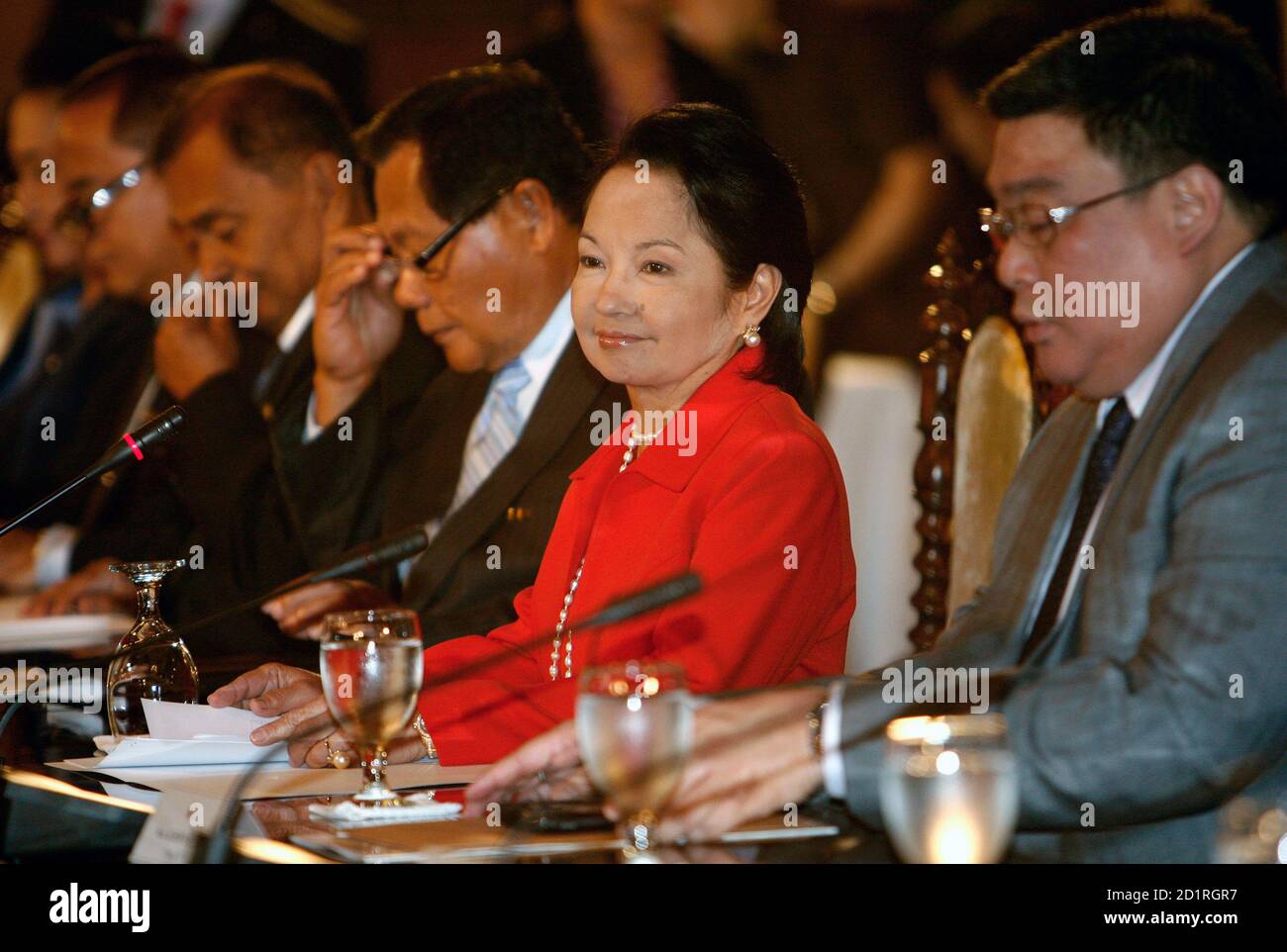 Philippine President Gloria Macapagal President High Resolution Stock ...
