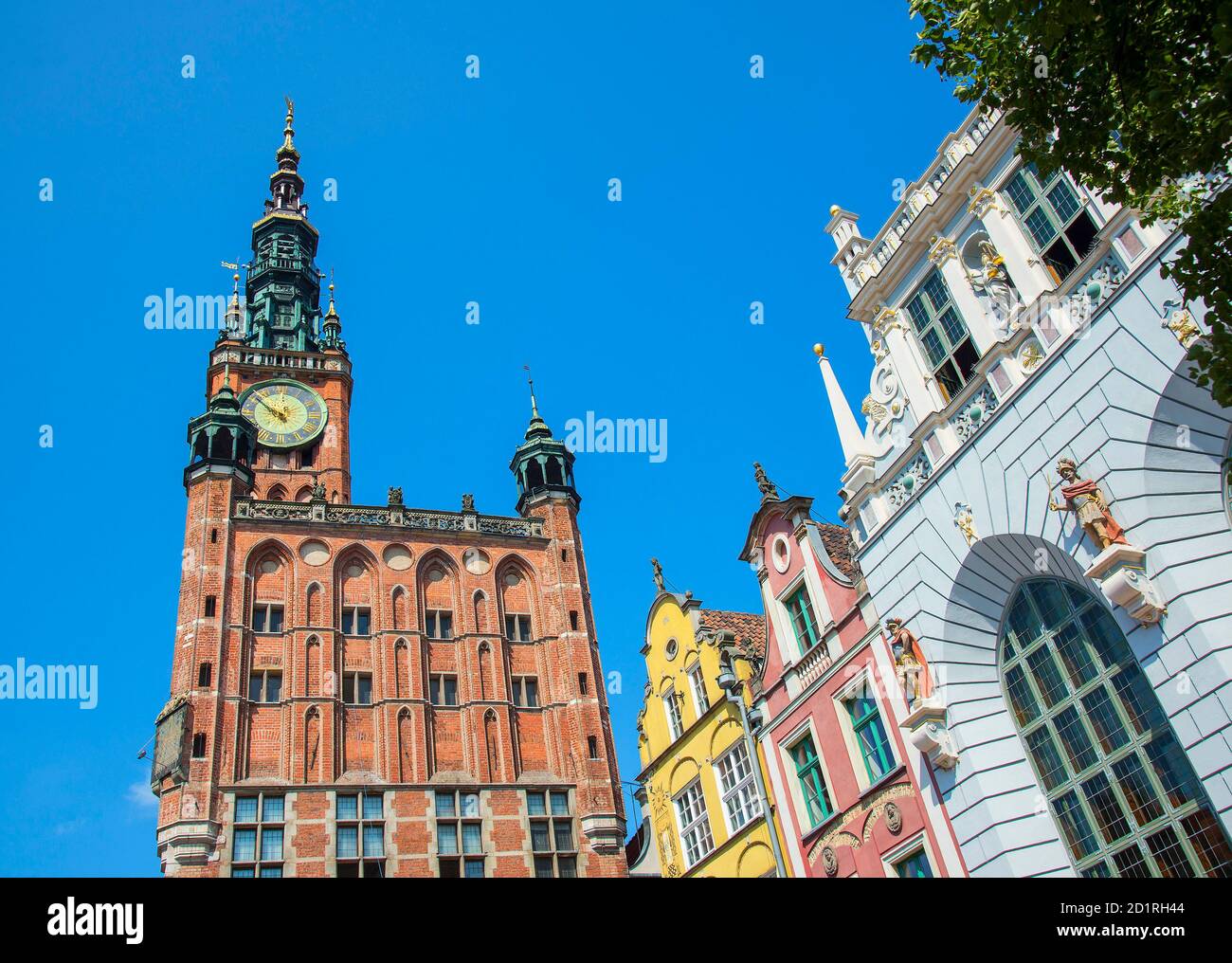 The architecture of the old city of Gdansk, Poland Stock Photo - Alamy