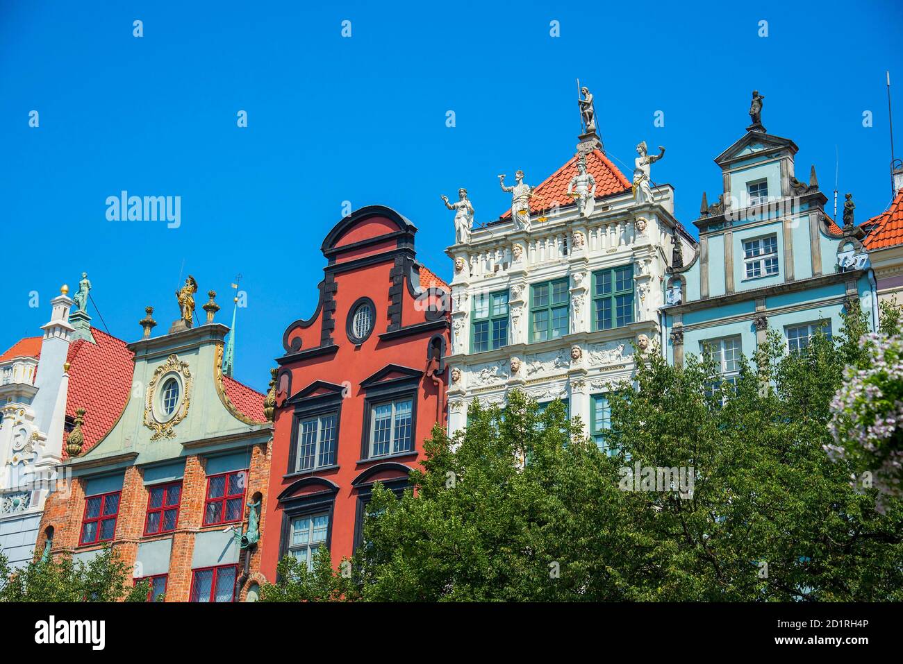 The architecture of the old city of Gdansk, Poland Stock Photo - Alamy