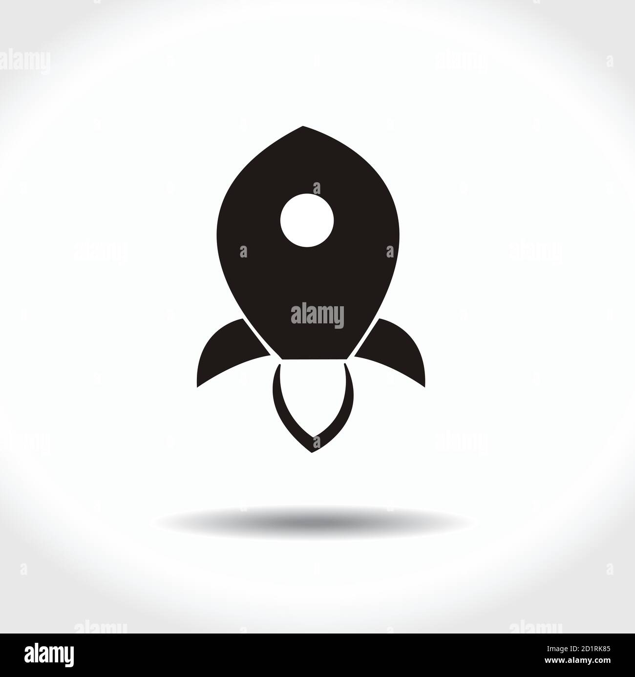 Space ship vector symbol icon Stock Vector Image & Art - Alamy