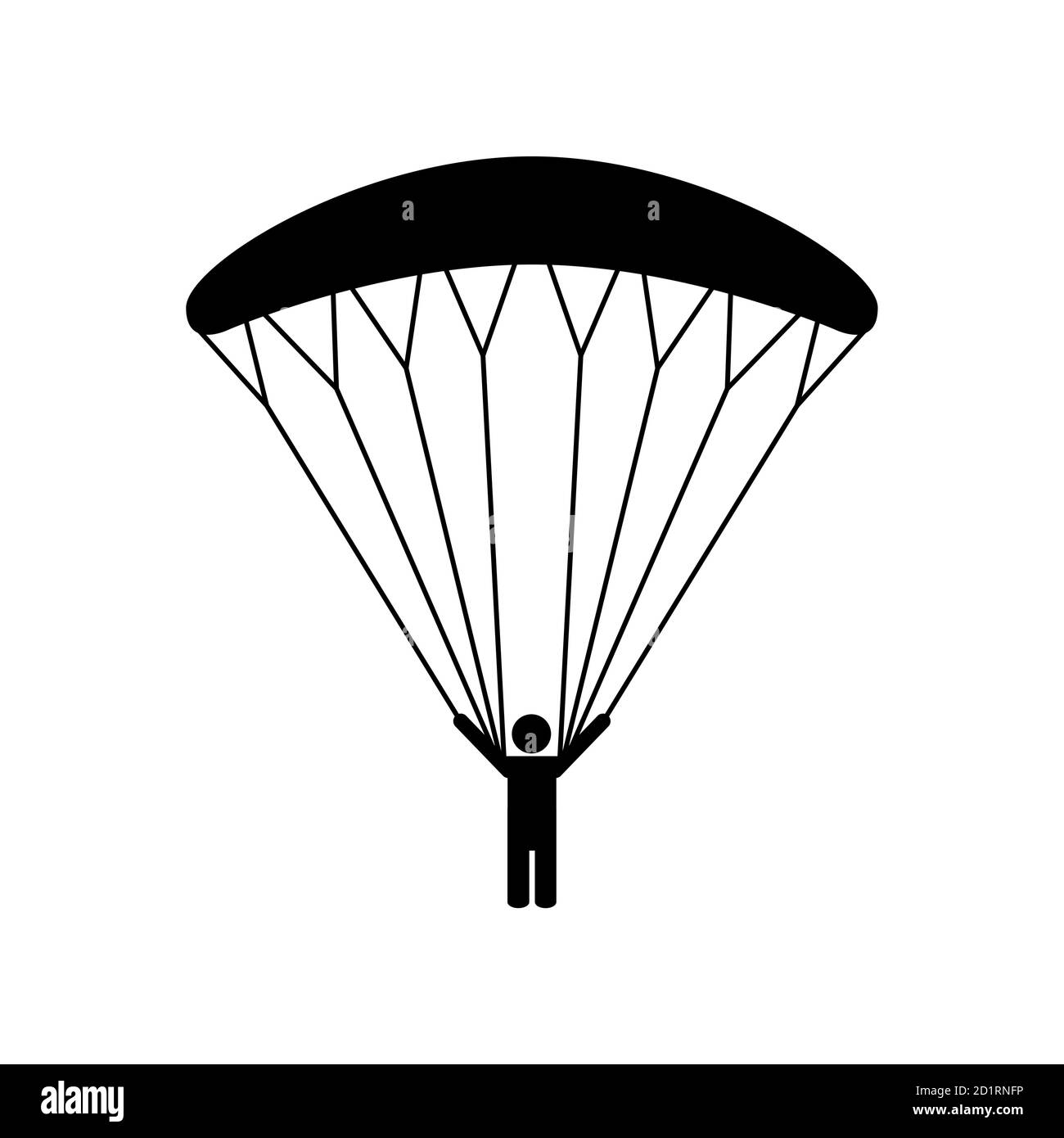 Paratrooper jump Stock Vector Images - Alamy