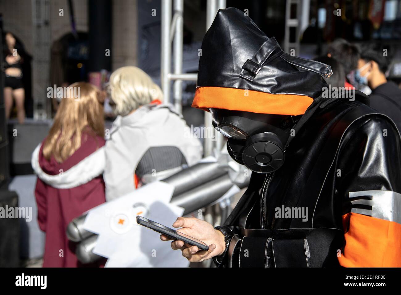 Young people makeup and cosplay on an ACGN party. ACGN, a combined ...