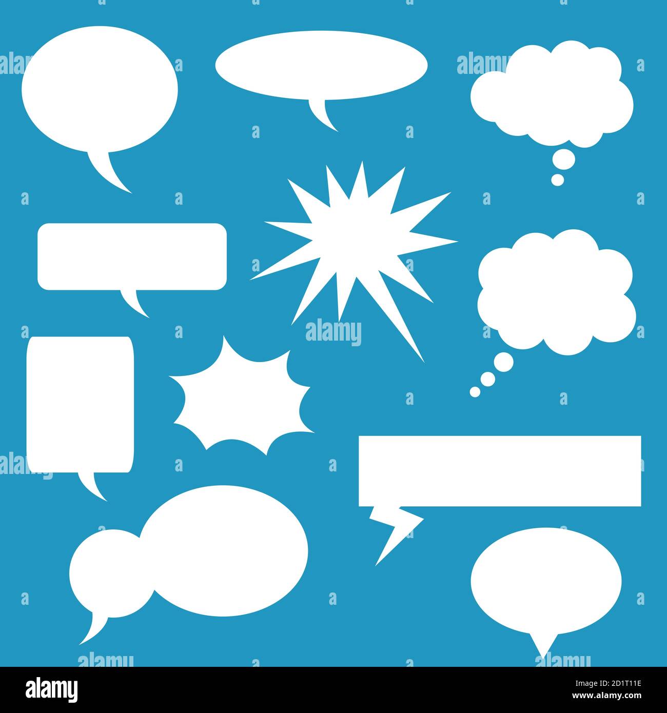 Speech bubbles set Stock Vector Image & Art - Alamy