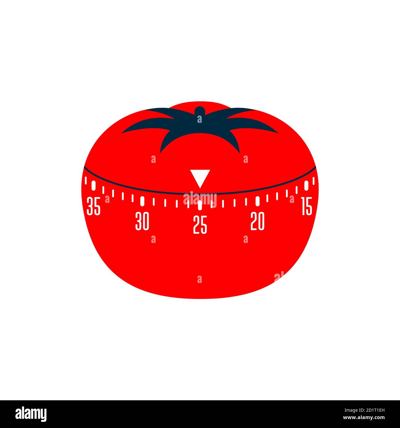 Timer pomodoro. Pomodoro time managment technique - kitchen timer Stock ...