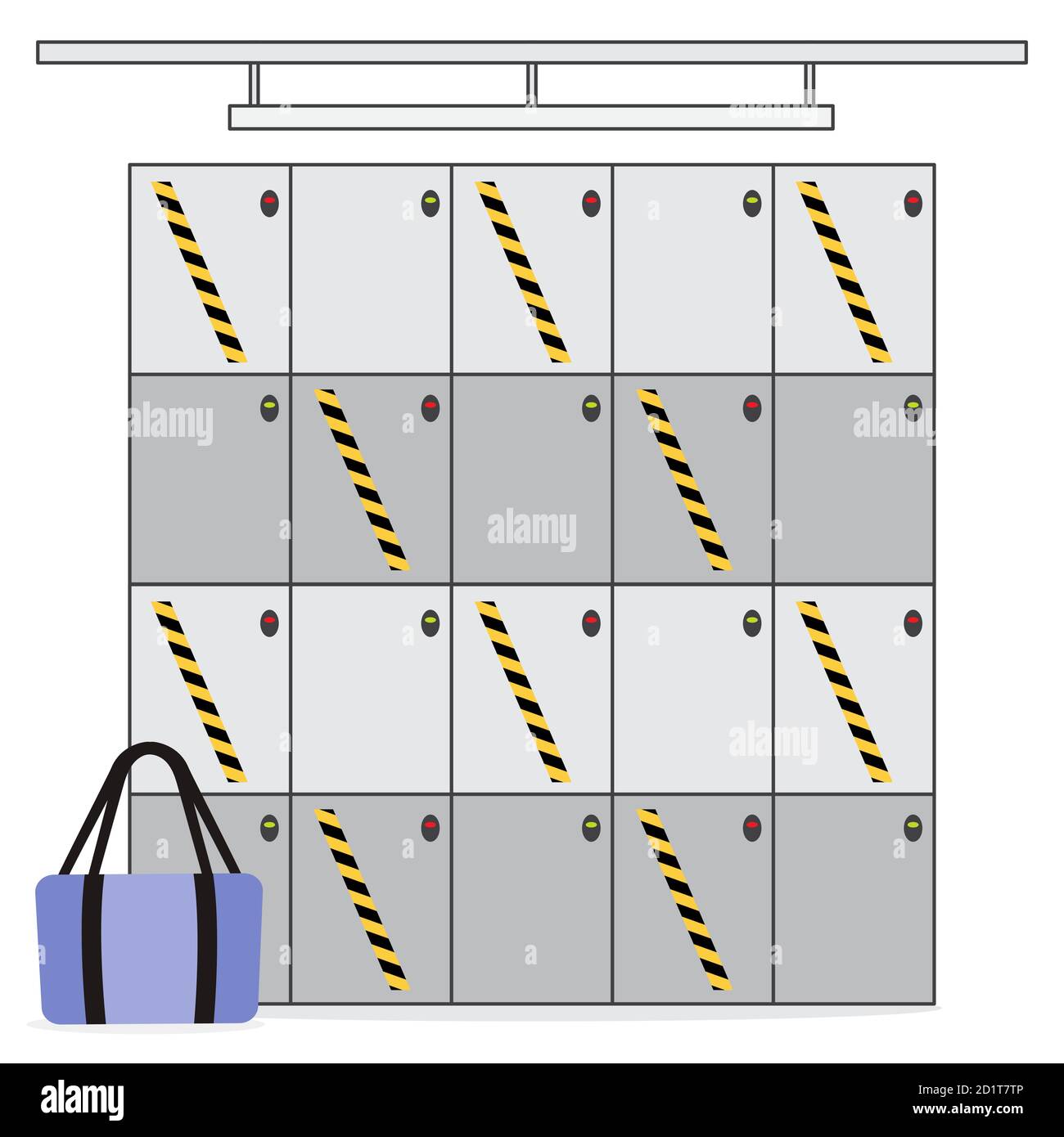 Airport locker Cut Out Stock Images & Pictures - Alamy