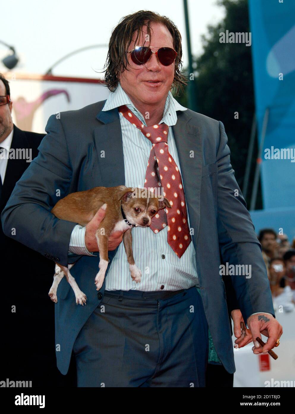 Mickey rourke arrives hi-res stock photography and images - Alamy