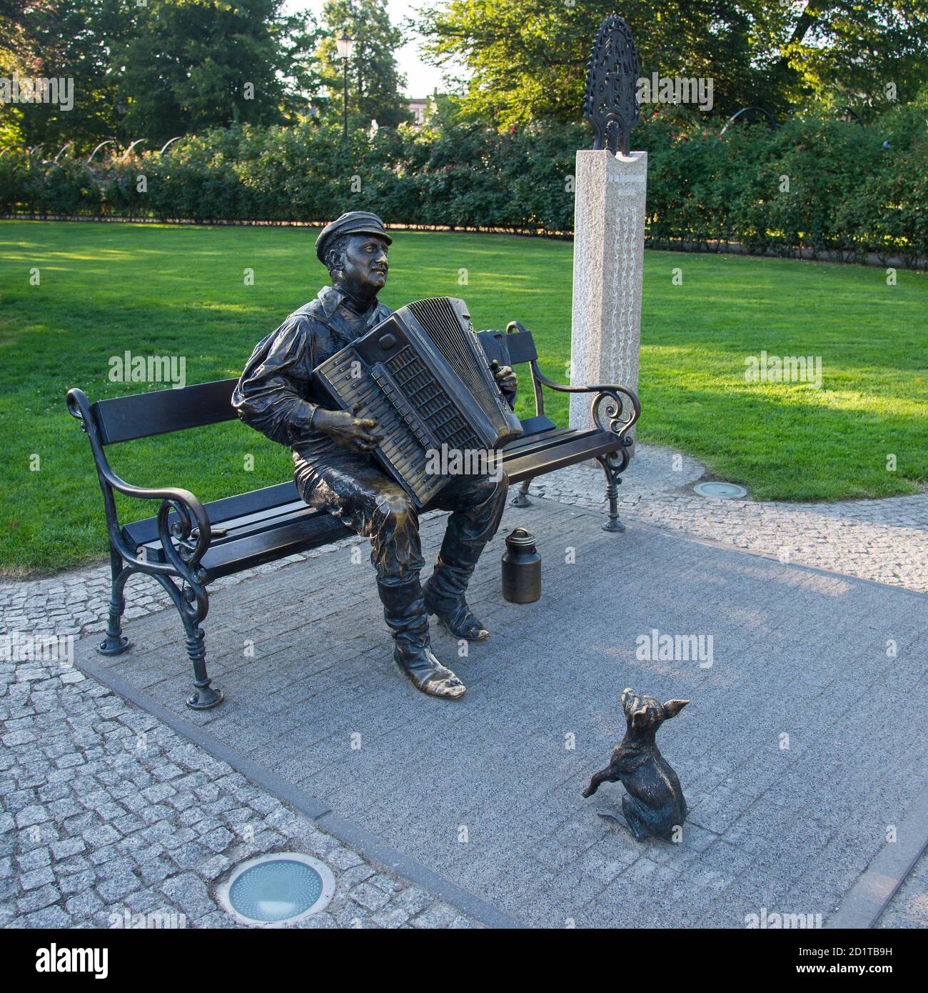 Statue at park in Wejherowo, Poland Stock Photo - Alamy