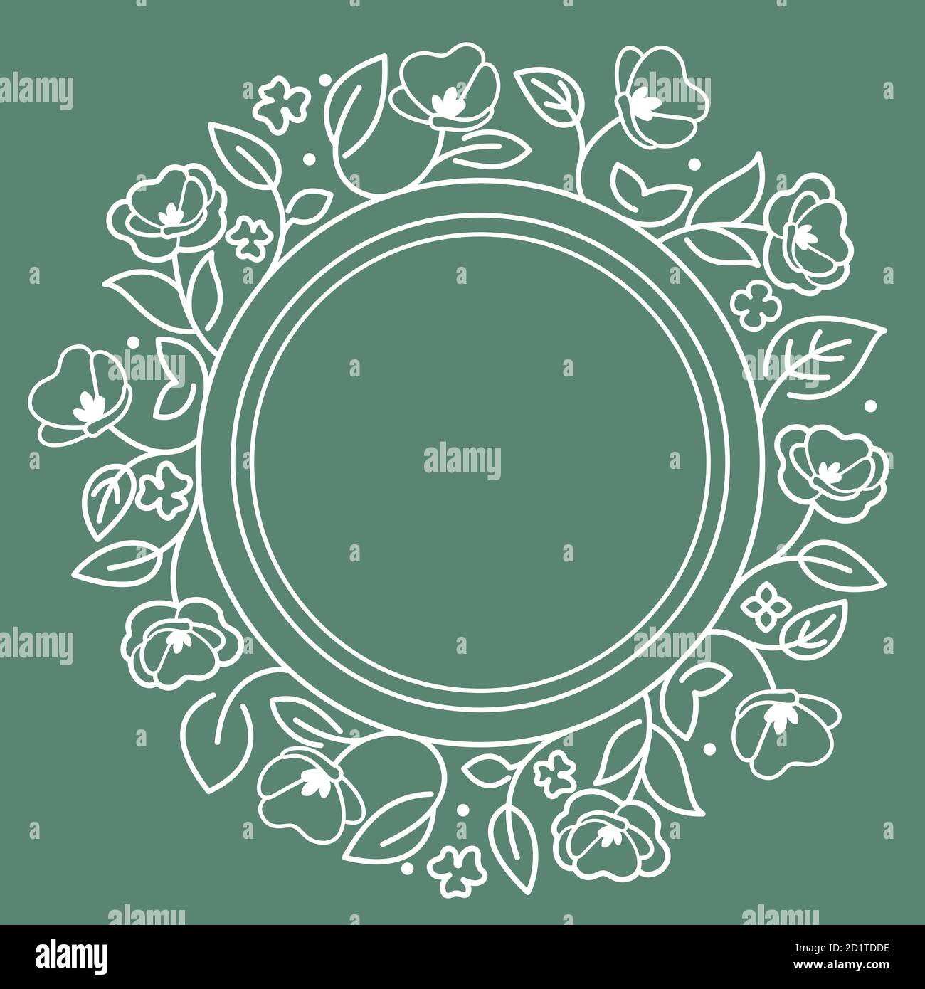 Round flourish frame Stock Vector Image & Art - Alamy