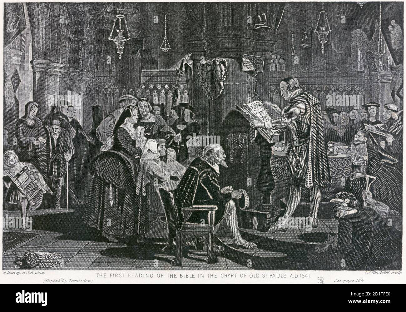 ST PAUL'S CATHEDRAL, St Paul's Churchyard, City of London. First bible ...
